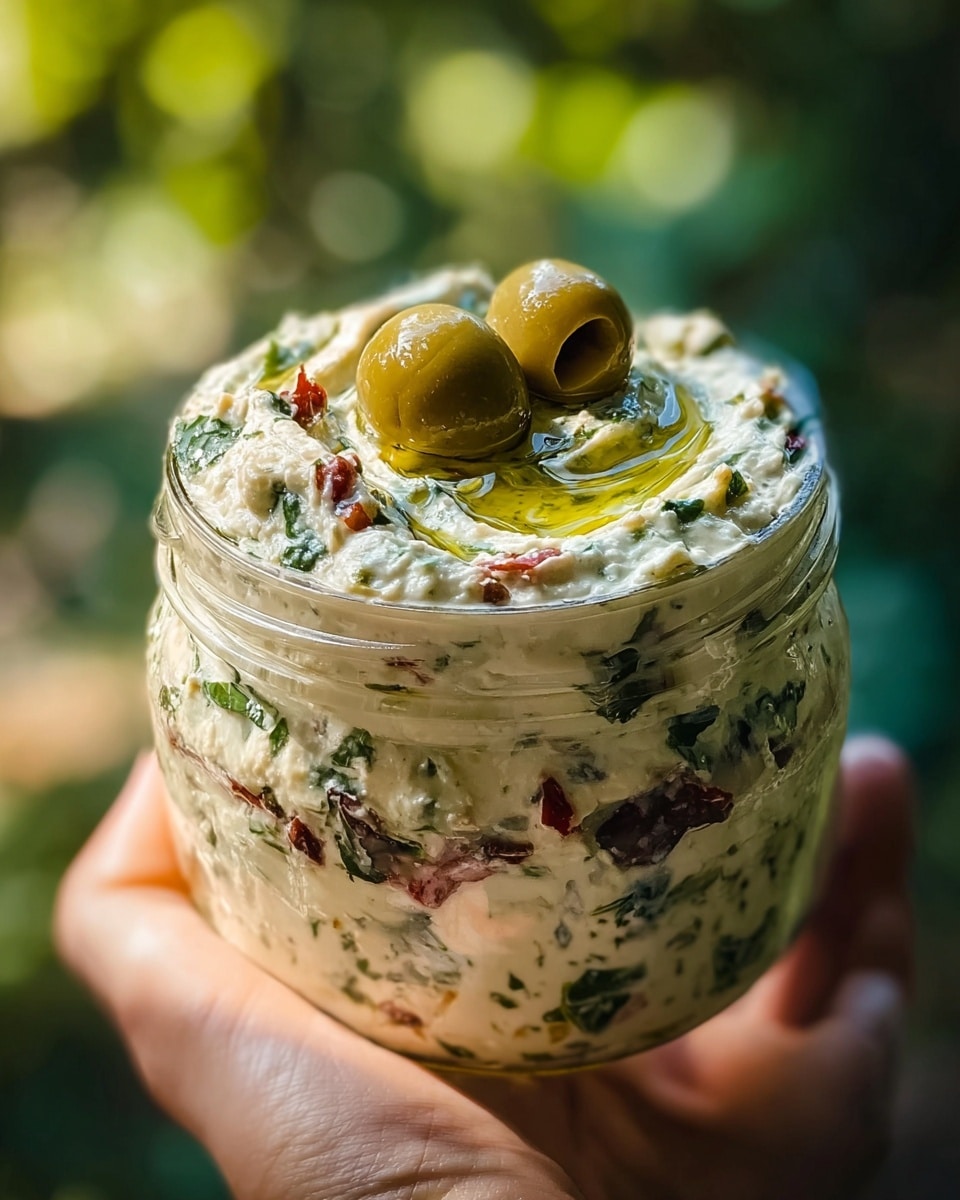 Olive Lovers’ Dream Dip – Creamy Feta & Green Olive Spread