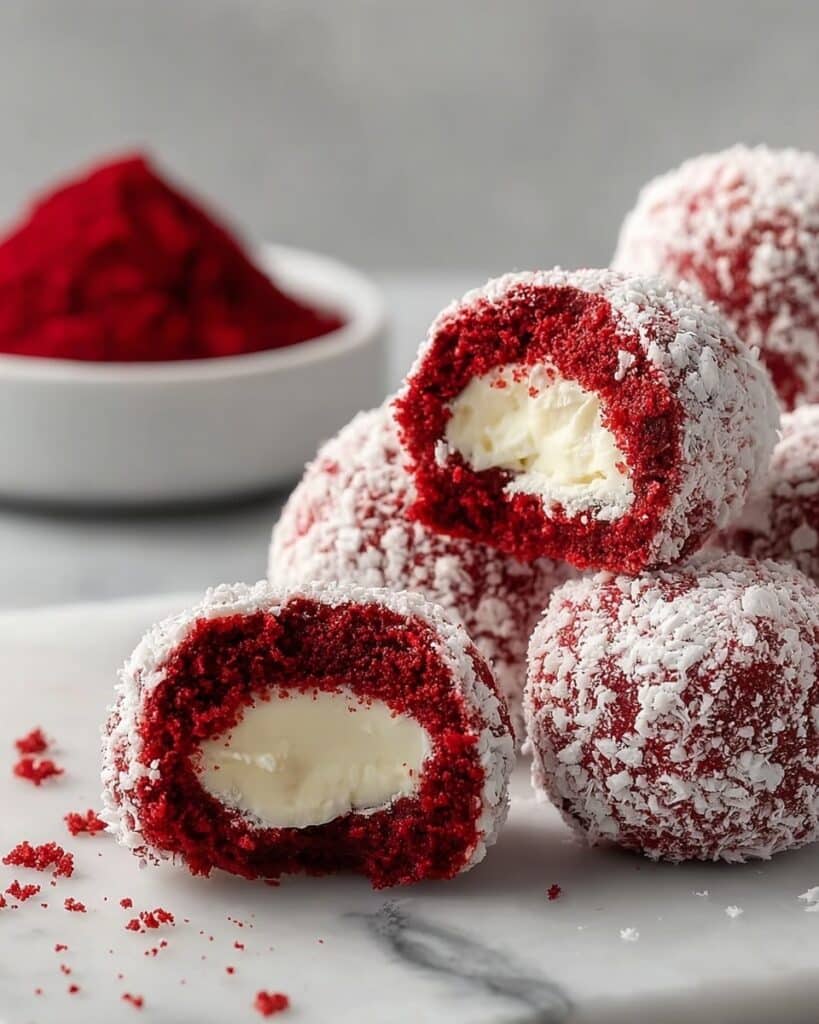 Red Velvet Snowballs: Irresistible Holiday Cookies