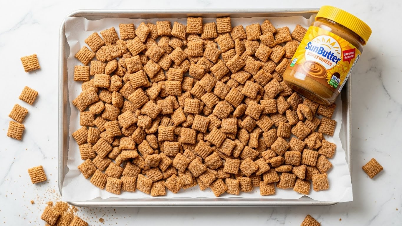 Chai Snickerdoodle Puppy Chow: Warm Spicy Snack Mix
